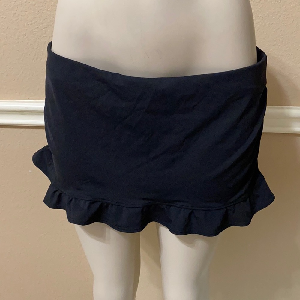 Athleta Shirred Ruffle Bikini Bottom - Gem